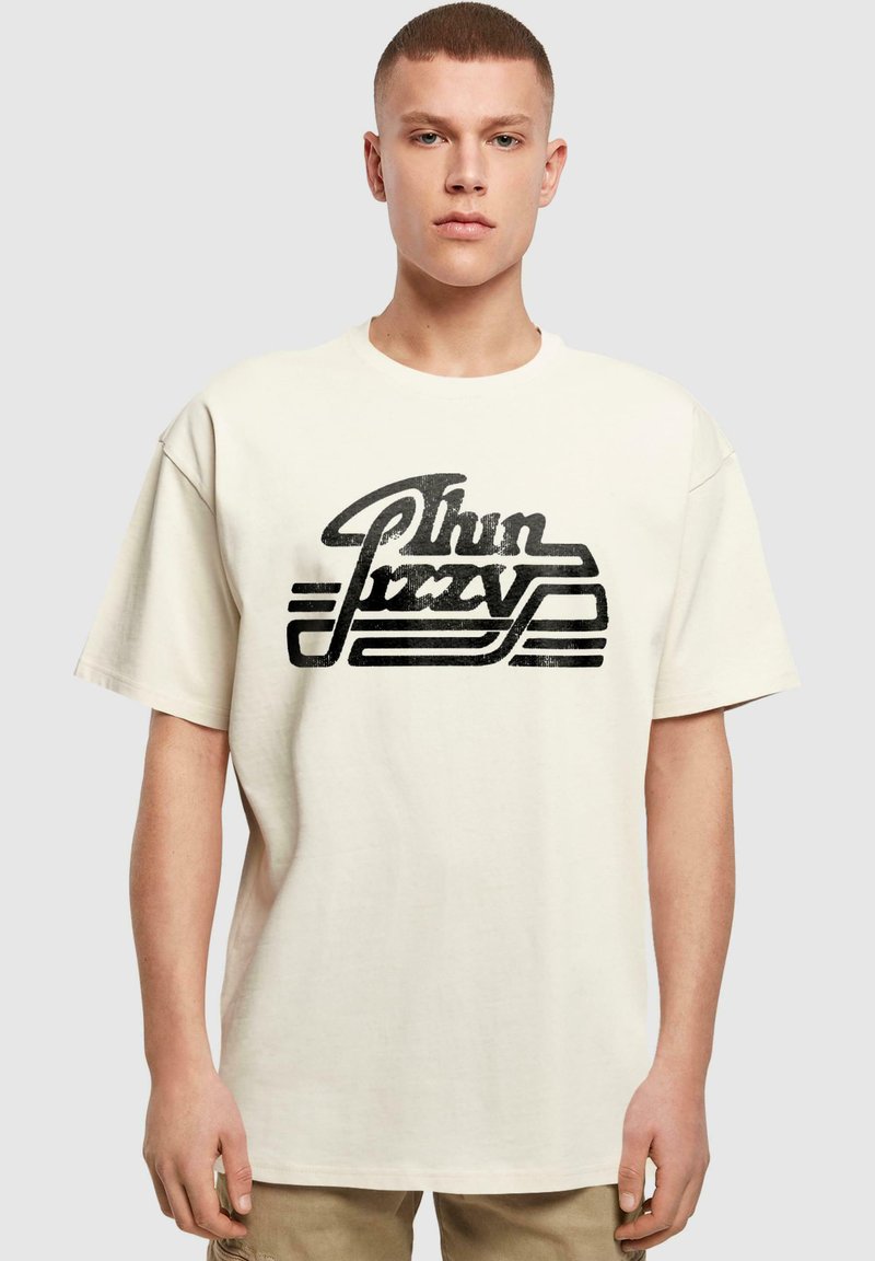 Merchcode THIN LIZZY - LOGO ROCKER HEAVY - Print T-shirt - sand - Zalando