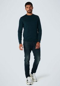NO EXCESS CREWNECK 2 COLOURED - Strickpullover - ocean/dunkelblau - Zalando.at
