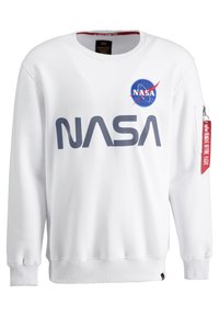 Alpha Industries NASA REFLECTIVE - Sweater - white/wit - Zalando.nl