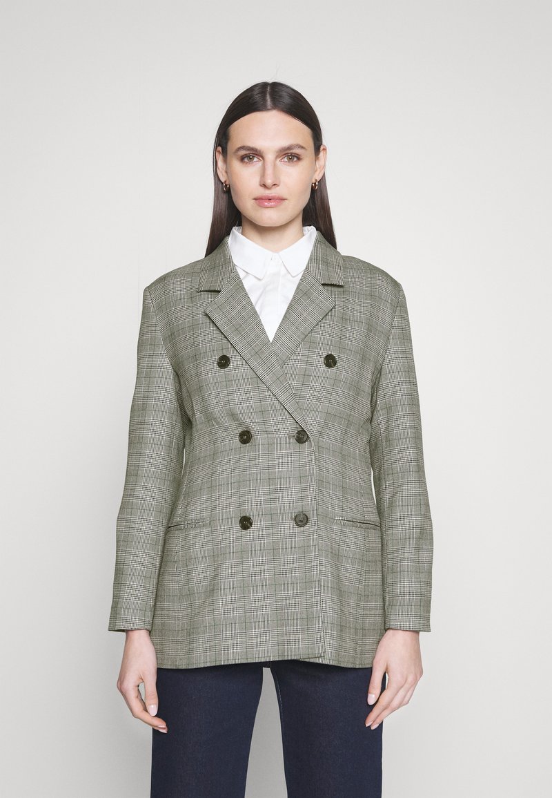 La Strada Unica LSULEXI CHECKED - Blazer - black/green/yellow/grey ...