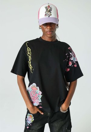 Ed Hardy DEVIL IN DETAILS - T-Shirt print - black/schwarz - Zalando.at