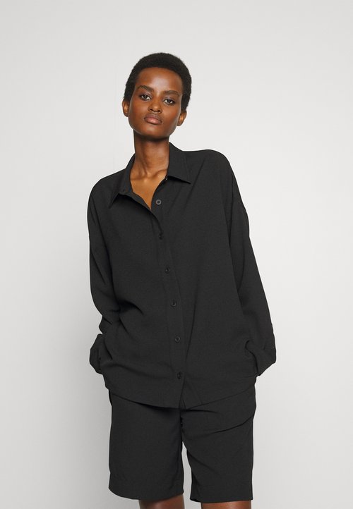 DRYKORN MIDINIA - Hemdbluse - black/schwarz - Zalando.ch