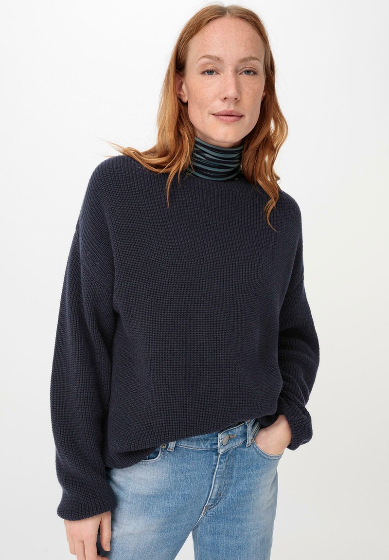 hessnatur Strickpullover - marine/blau - Zalando.de
