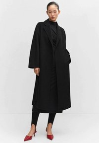 Mango Abrigo clásico - black/negro - Zalando.es