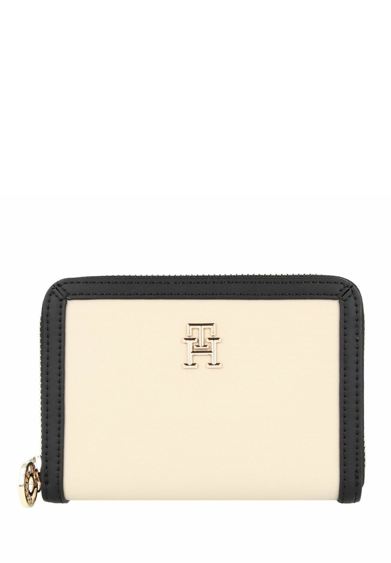 Tommy Hilfiger TH ESSENTIAL - Wallet - white clay/black/beige - Zalando