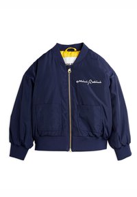 Mini Rodini SOCIETY BASEBALL JACKET UNISEX - Bomberjacks - blue/blauw ...