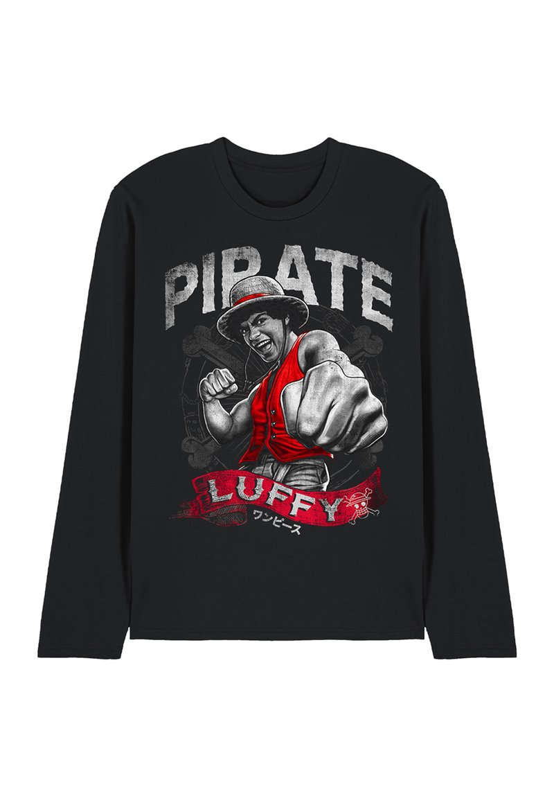 NETFLIX ONE PIECE PIRATE LUFFY - Long sleeved top - black - Zalando