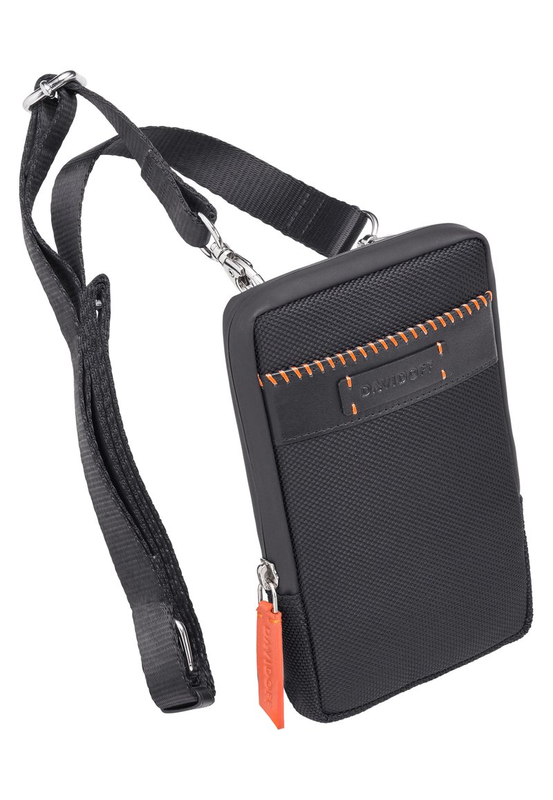 DAVIDOFF Across body bag - black orange/black - Zalando.de