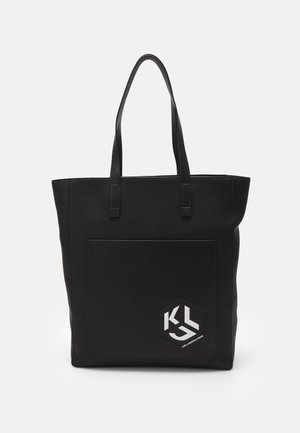 KARL LAGERFELD SKUARE EMBOSSED - Shopping bag - black/nero - Zalando.it