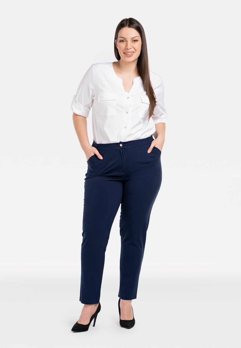 KARKO LOLKA - Kalhoty - navy blue/tmavě modrá - Zalando.cz