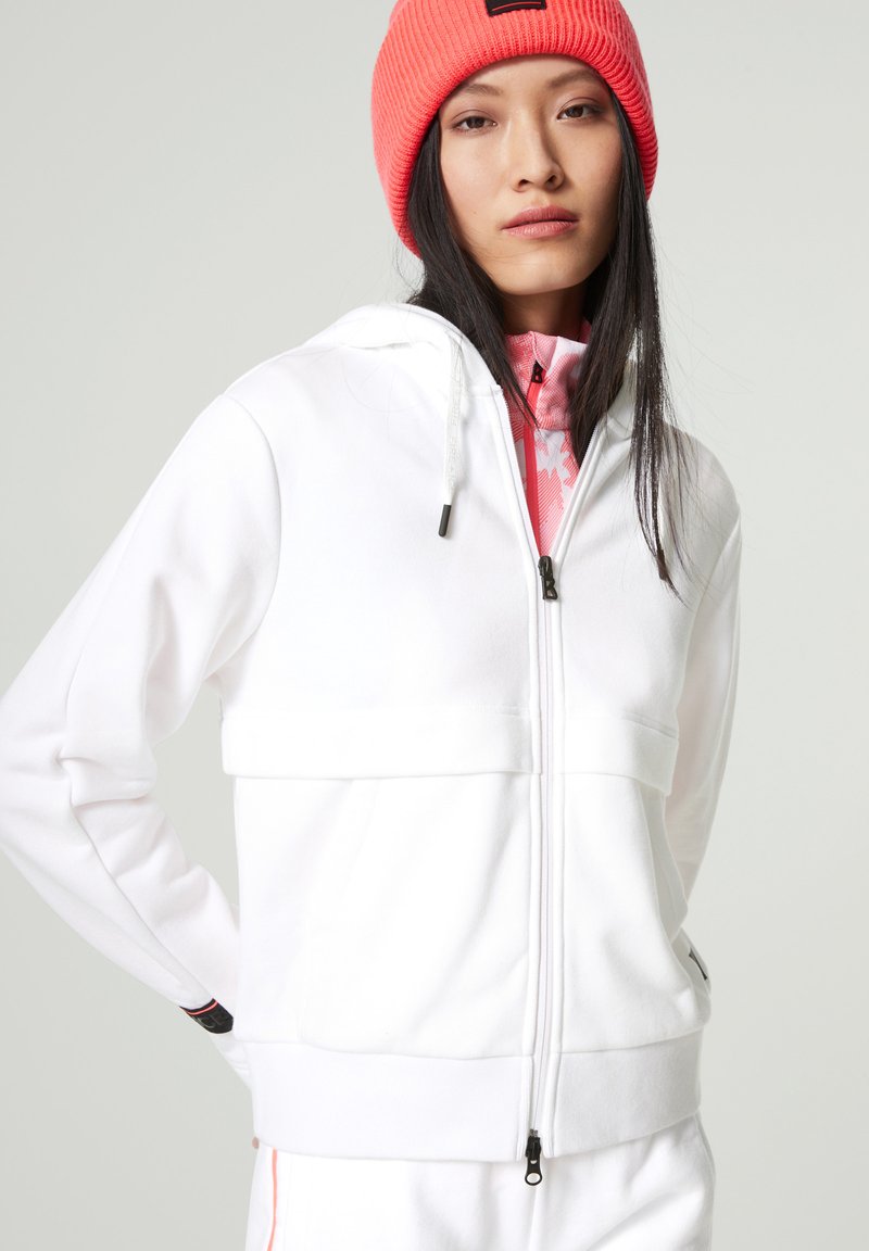 Bogner Fire + Ice EDITH - Zip-up sweatshirt - off-white - Zalando.de