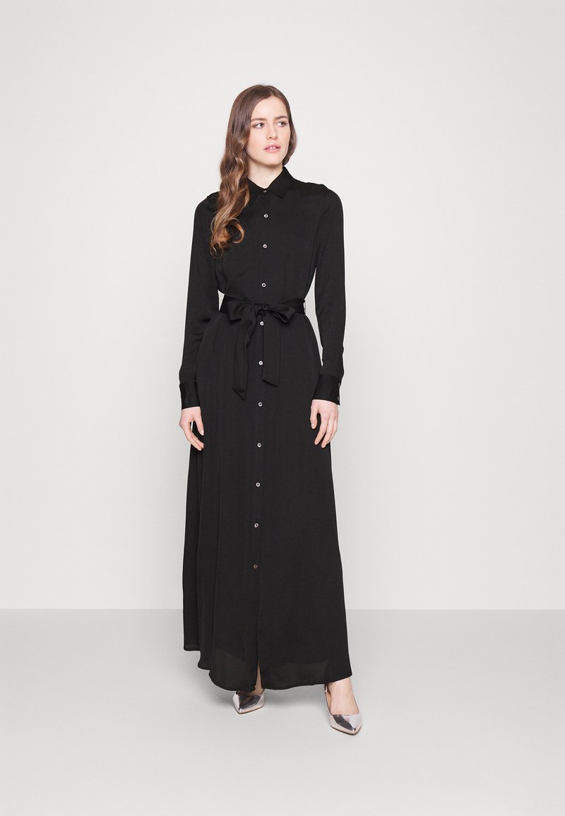 Banana Republic Tall ESSENTIAL SHIRTDRESS - Shirt dress - black ...