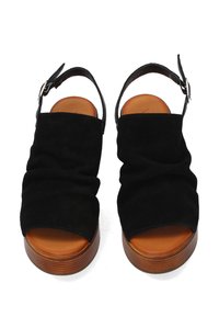VENEZIA WEDGE SANDALS - Sandale s platformom - black/crno - Zalando.hr