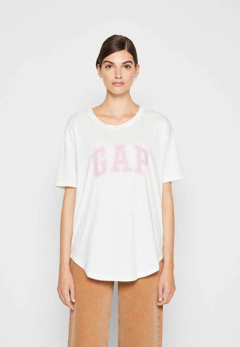 GAP VINTAGE TEE LOGO - Print T-shirt - new off white/off-white - Zalando.ie