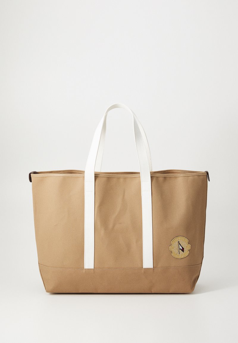 Tommy Hilfiger SUMMER TOTE - Shopper - safari canvas/beige - Zalando.nl
