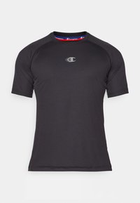 Champion TECH CREWNECK QUICK DRY ERGONOMIC - Camiseta deportiva - black ...