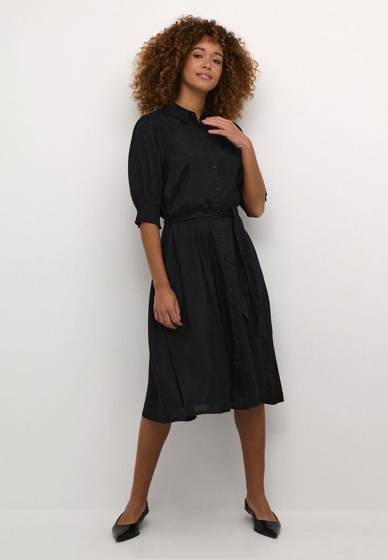 Kaffe Shirt dress - black deep/black - Zalando.ie