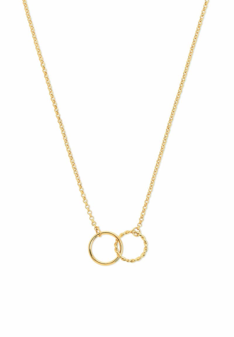 Singularu CIRCLES TWIST - Collier - oro/doré - ZALANDO.BE