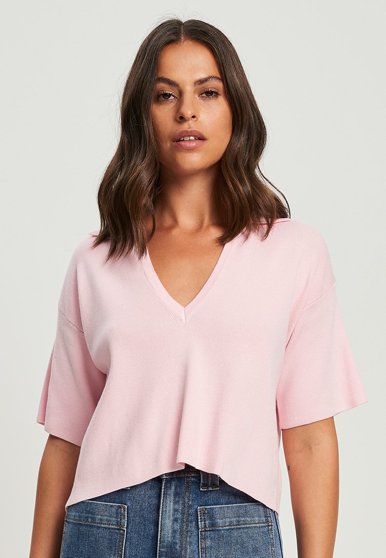 SÁVEL KATIE - T-Shirt basic - pale pink/rosa - Zalando.at