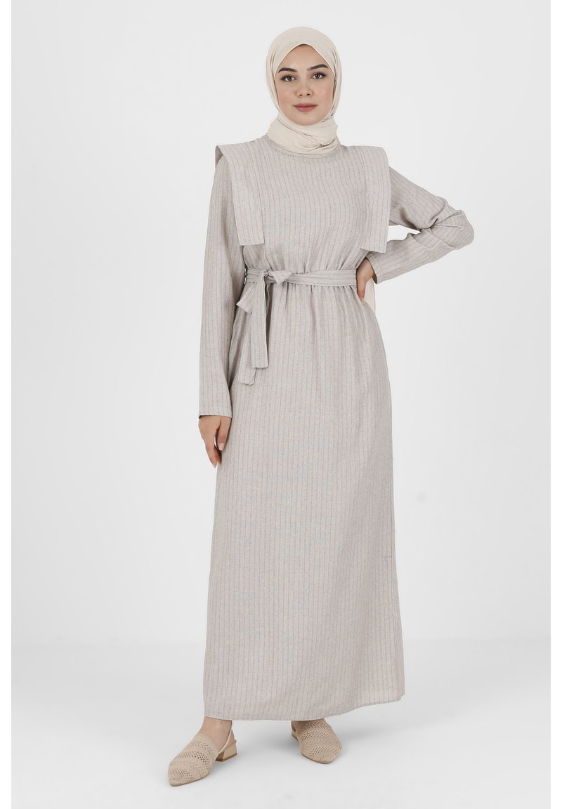 Modanisa CREW NECK TAVIN - Robe longue - grey/gris - ZALANDO.FR