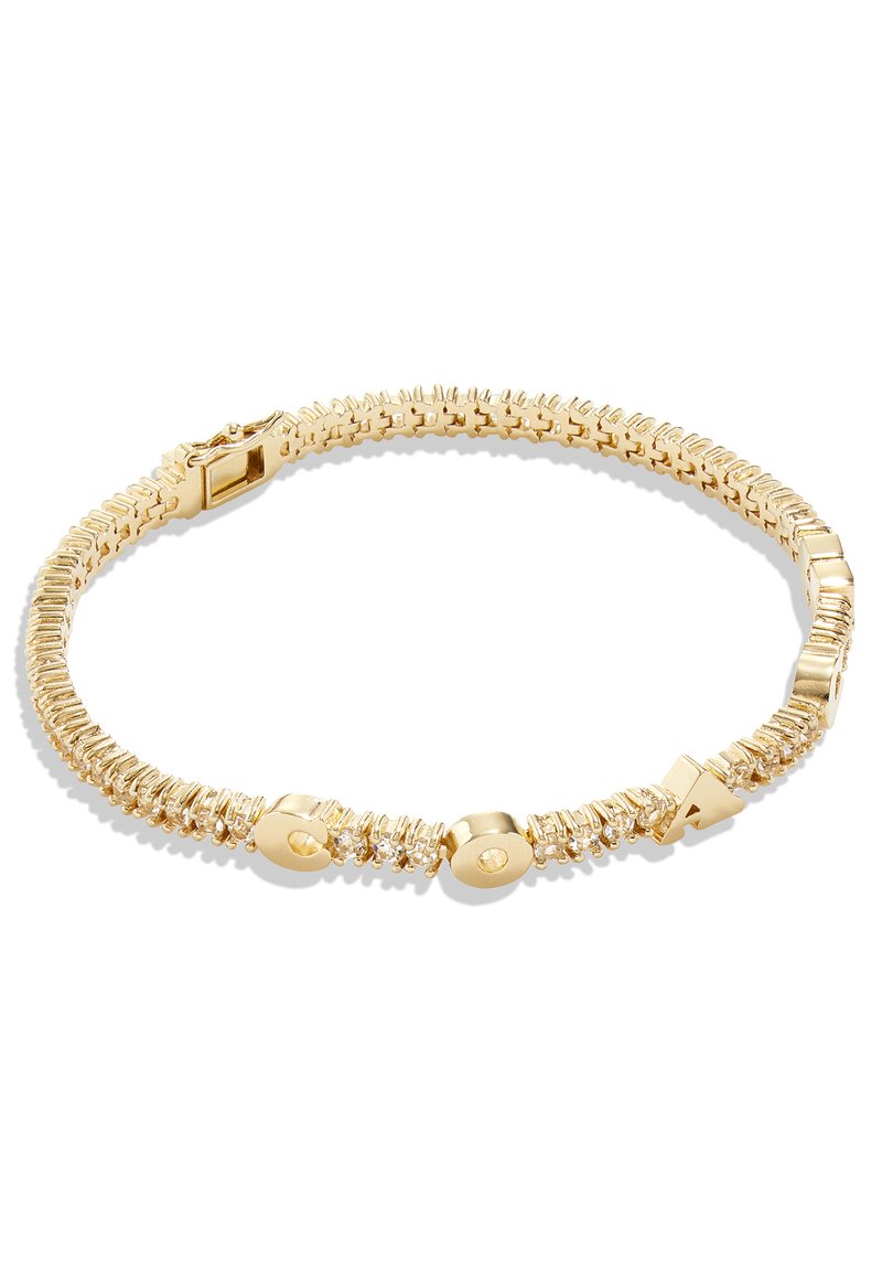 COACH SIGNATURE LOGO TENNIS - Bracelet - open white/white - Zalando