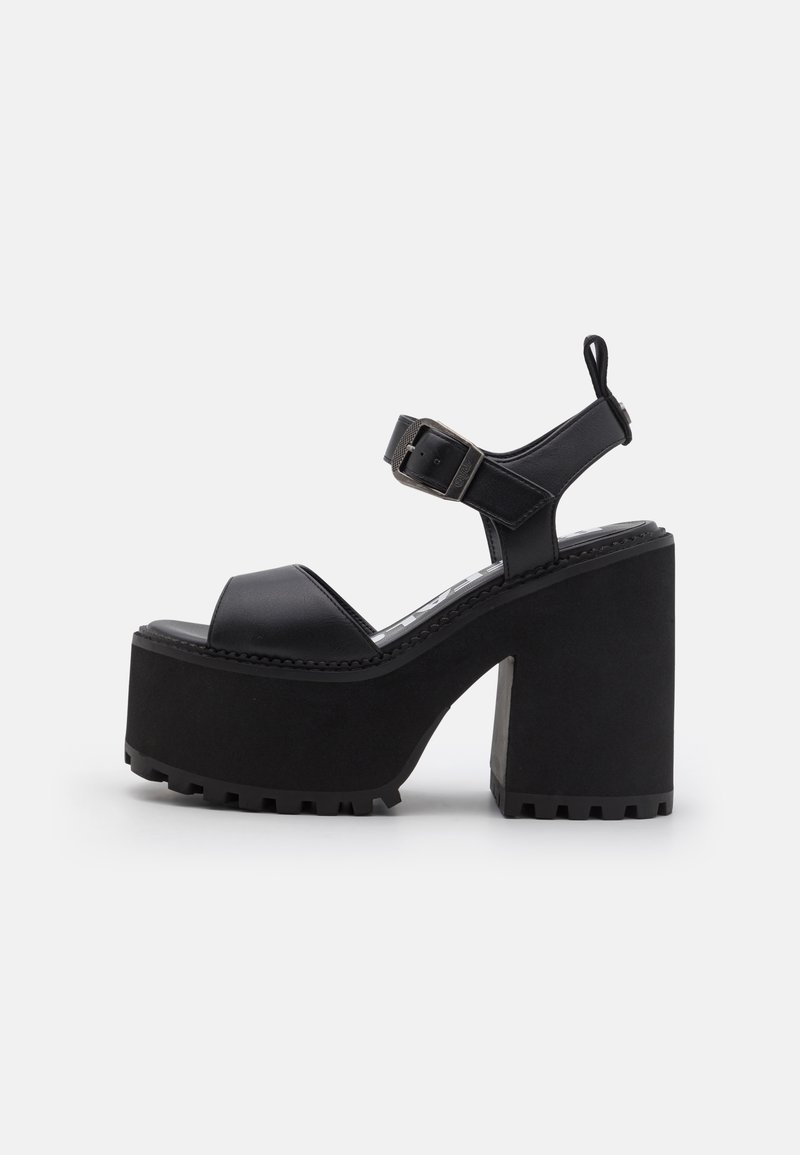 Buffalo KILLAH NEAT - High heeled sandals - black - Zalando.ie
