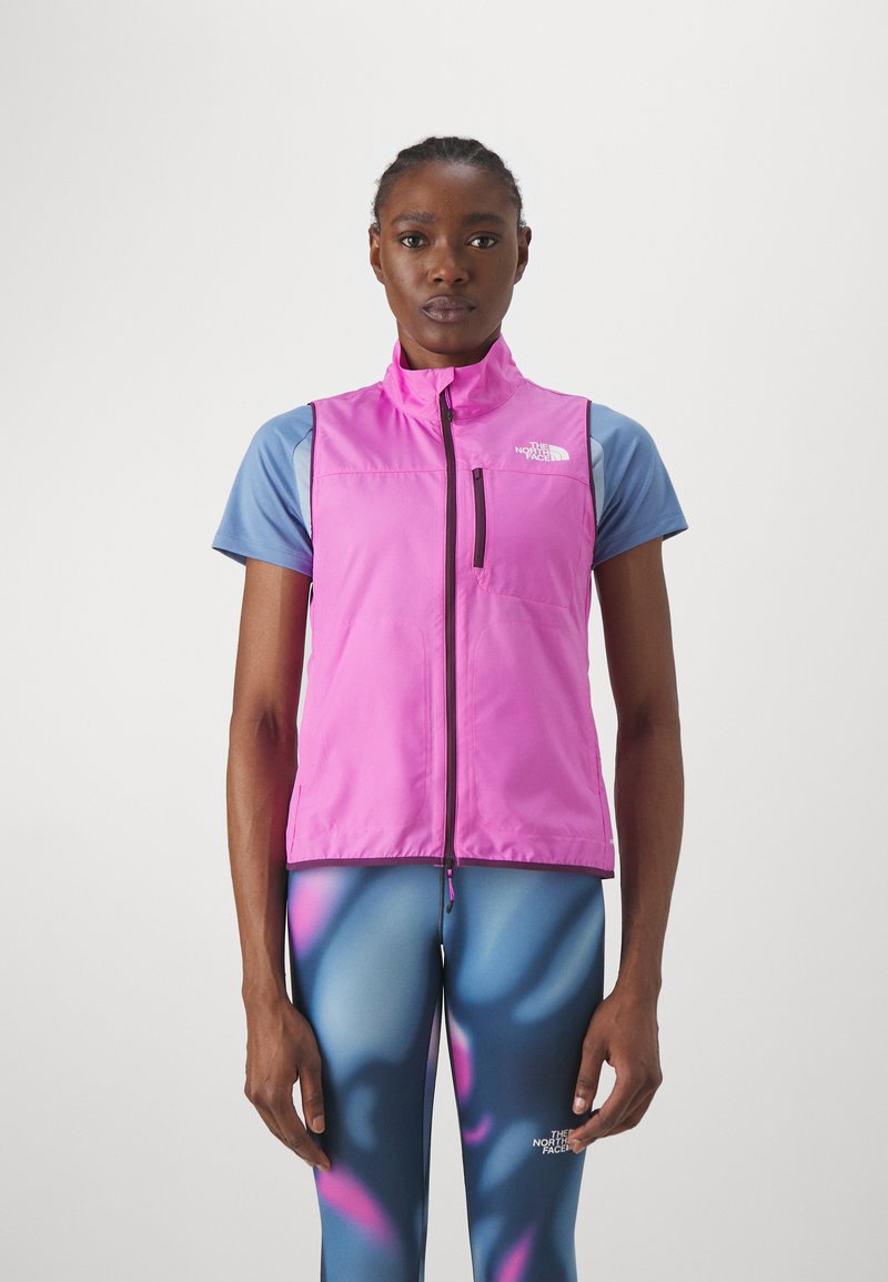 The North Face HIGHER RUN WIND VEST - Waistcoat - violet crocus/lilac ...