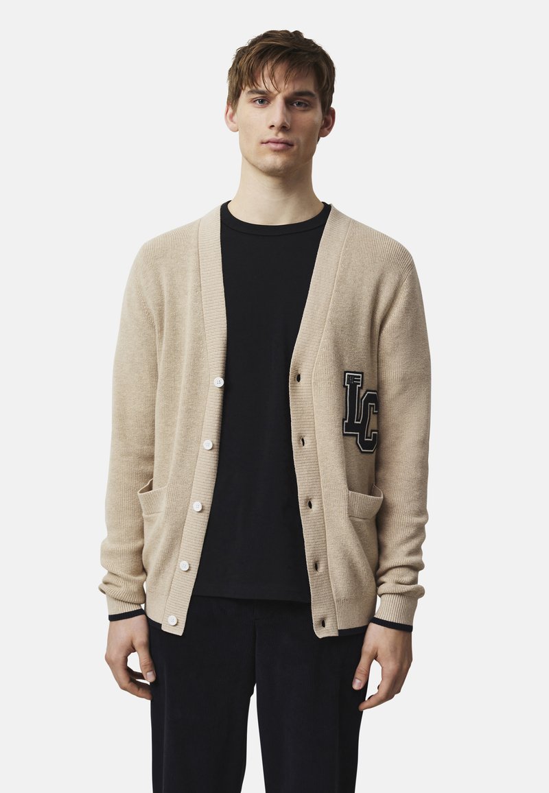 Lexington LOGAN - Strickjacke - beige melange/beige - Zalando.at