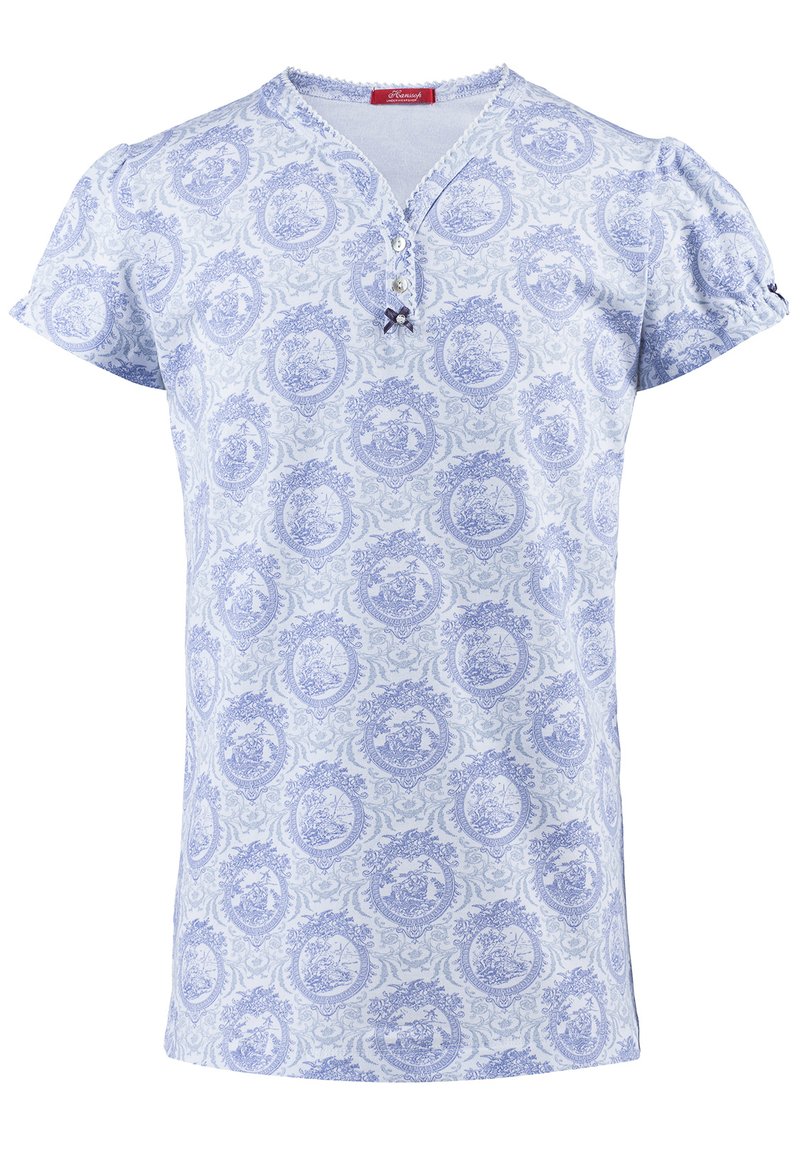 Hanssop POF SHORT SL DESIGN - Pyjama top - blue - Zalando