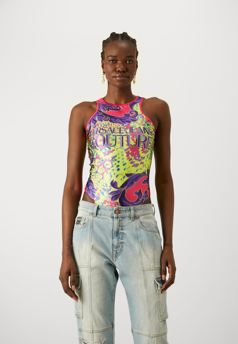 Versace Jeans Couture Top - acid yellow/gelb - Zalando.de