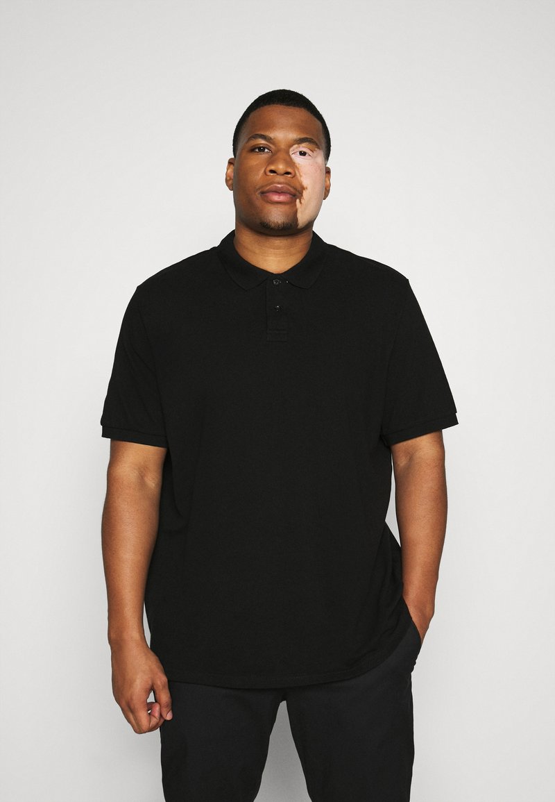 Pier One Polo shirt - black - Zalando.co.uk