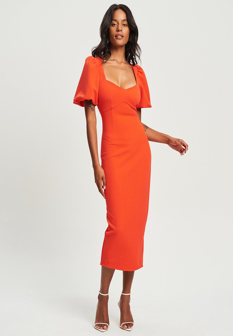 BWLDR ABANA - Robe fourreau - orange - ZALANDO.FR
