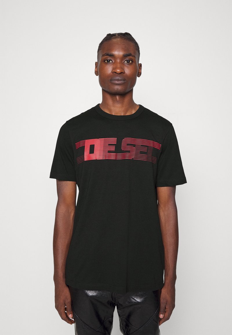 Diesel T-JUST-E19 - T-Shirt print - 0gram 9xx/schwarz - Zalando.at