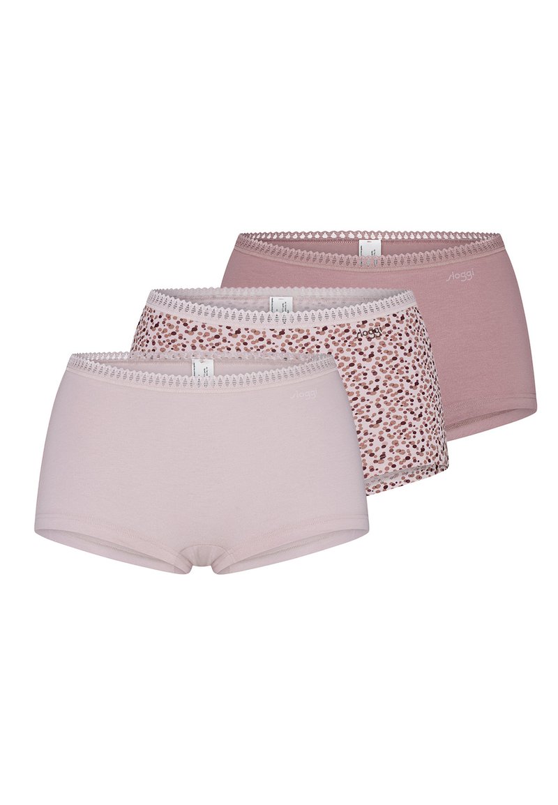 Sloggi GO CRUSH 3 PACK - Shorty - rosa/rose - ZALANDO.FR