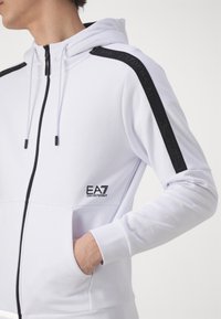 EA7 Emporio Armani Sweatjacke - bianco/weiß - Zalando.ch