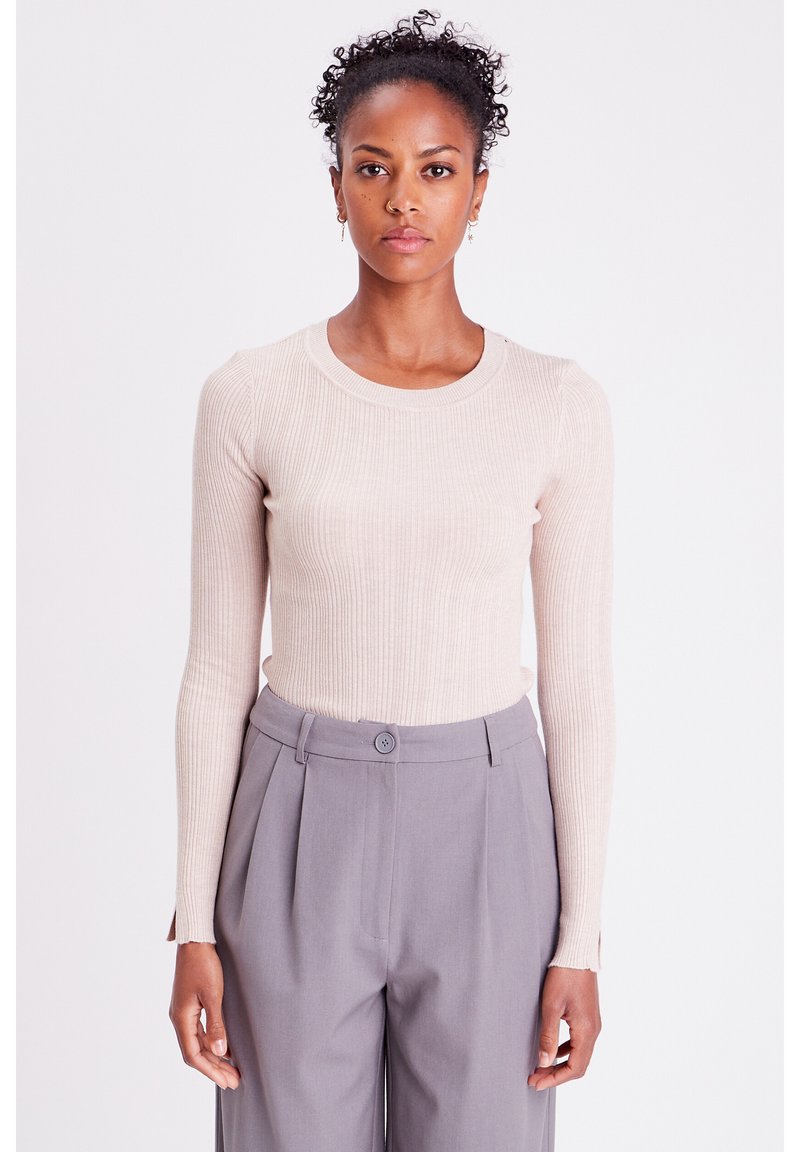 Cache Cache ENG ANLIEGENDER - Jersey de punto - sable/tierra - Zalando.es