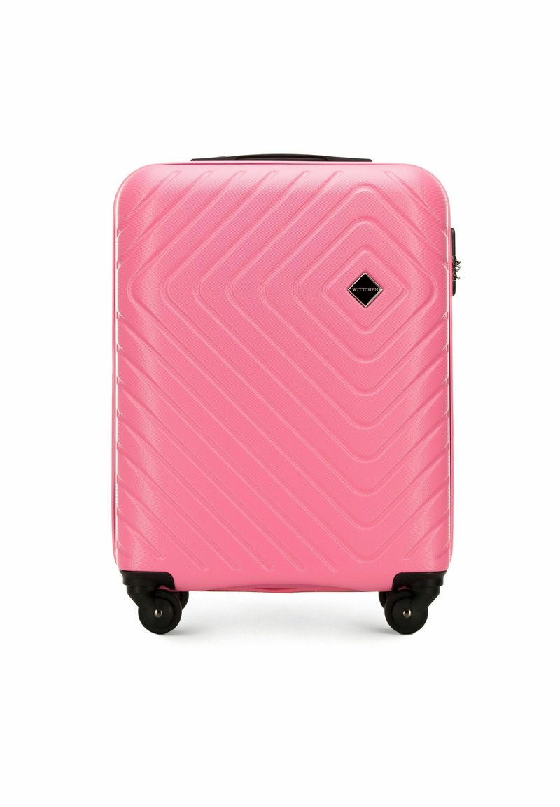 WITTCHEN CUBE LINE WHEELED SUITCASE - Kufor na kolieskach - pink/ružová ...