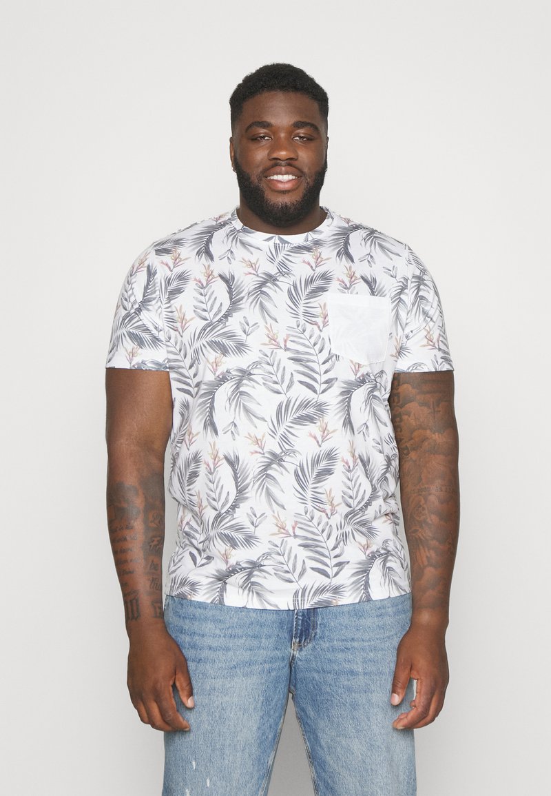 Pier One Print T-shirt - white - Zalando.co.uk