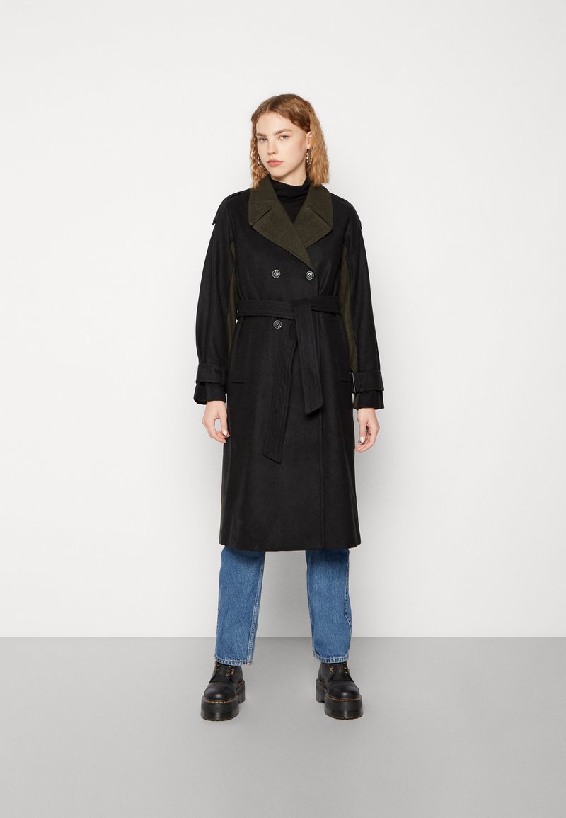 b.young BYCELINA COAT - Gabardina - rosin mix/verde oscuro - Zalando.es