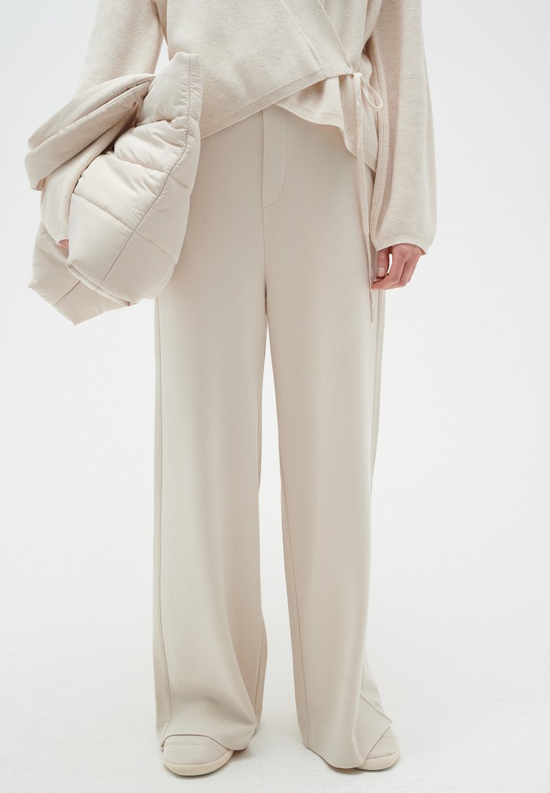 InWear GINCENT - Spodnie materiałowe/beżowy - Zalando.pl