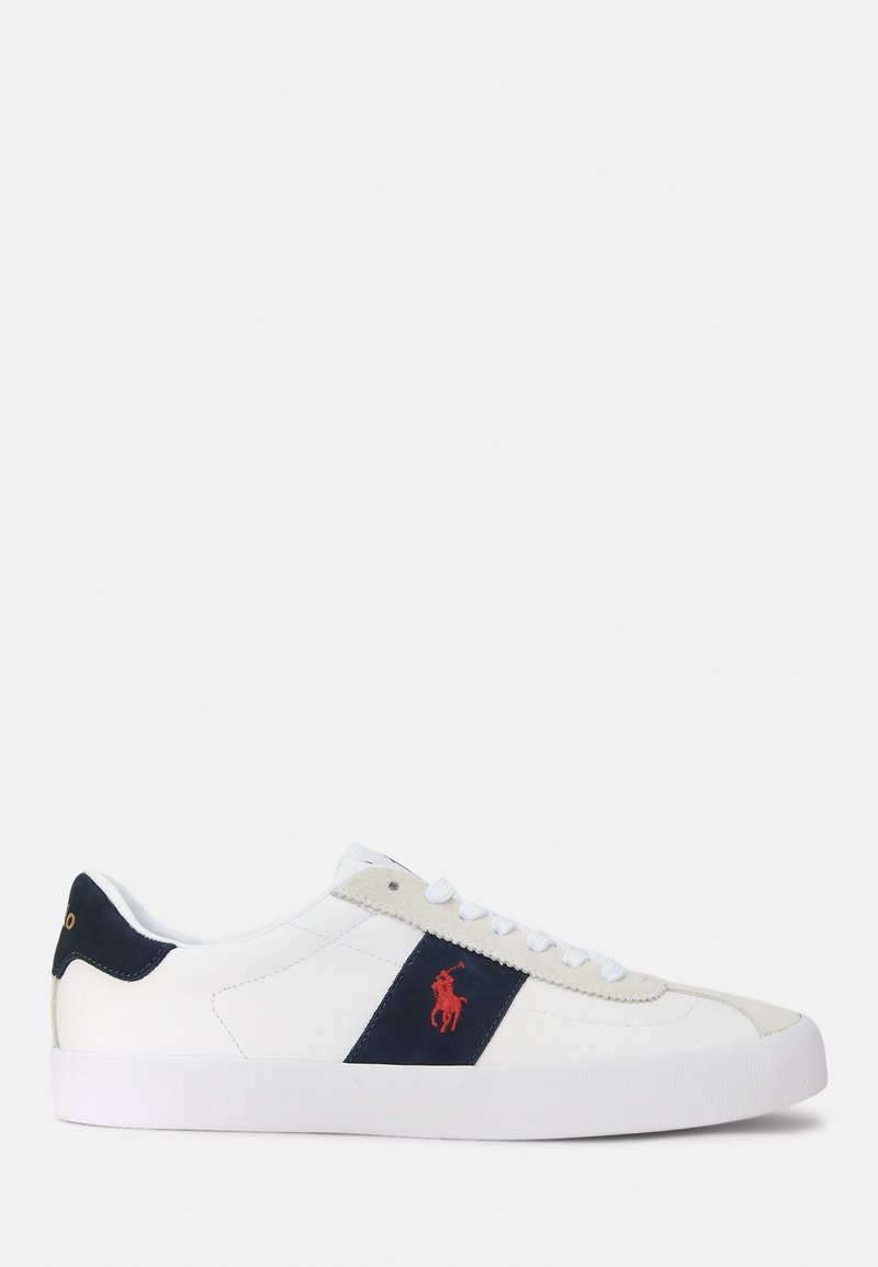 Polo Ralph Lauren COURT VULC - Sneakersy niskie/biały - Zalando.pl