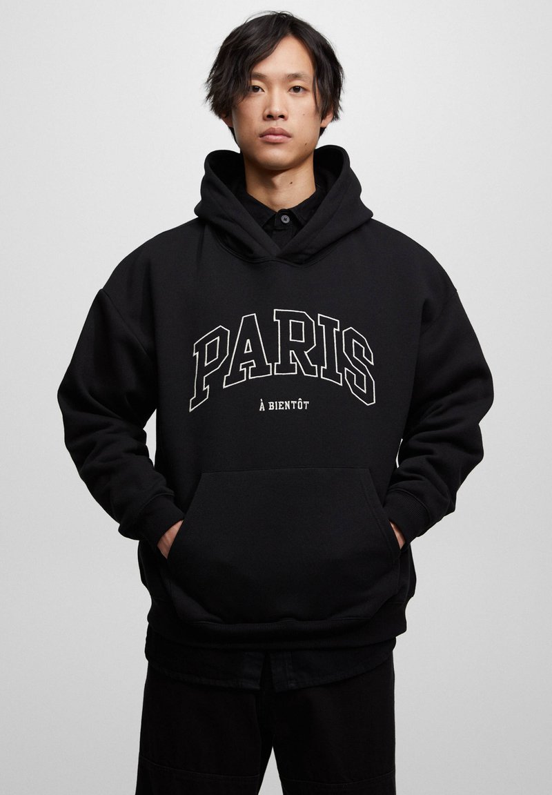 PULL&BEAR Hanorac - mottled black/negru marmorat - Zalando.ro