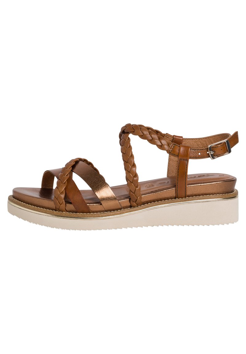 Tamaris Sandals - cognac/brown - Zalando.ie