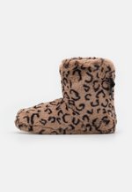 Loungeable ANIMAL PRINT SLIPPER BOOT - Hausschuh - brown/braun - Zalando.at