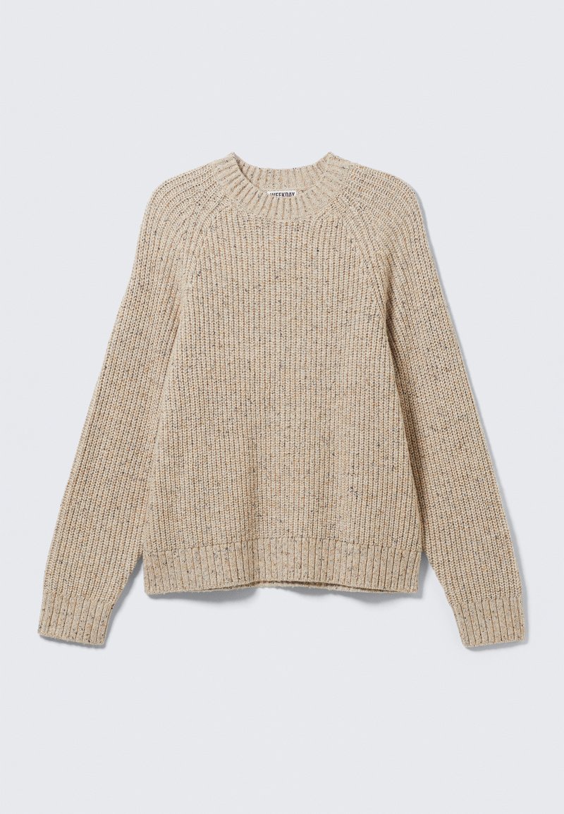 Weekday NEPS - Strikkegenser - beige - Zalando.no