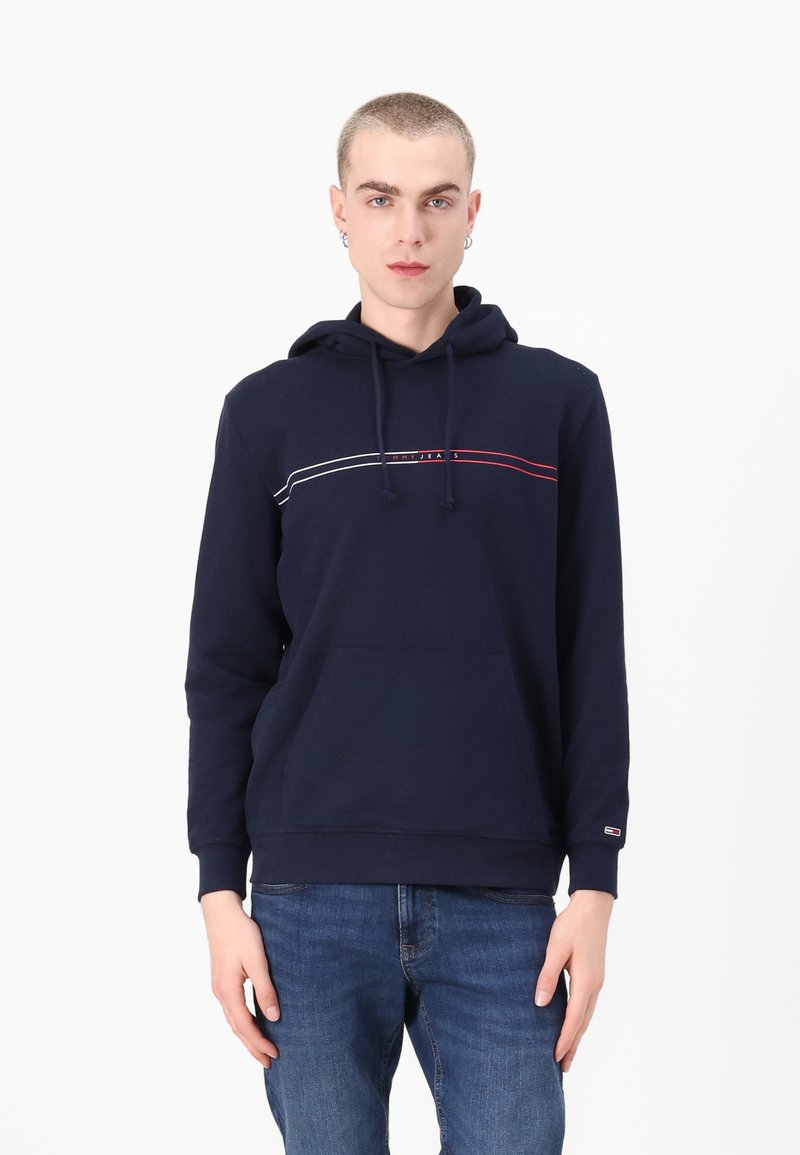 Tommy Jeans ENTRY GRAPHIC HOODIE - Sweatshirt - dark night navy/dark ...