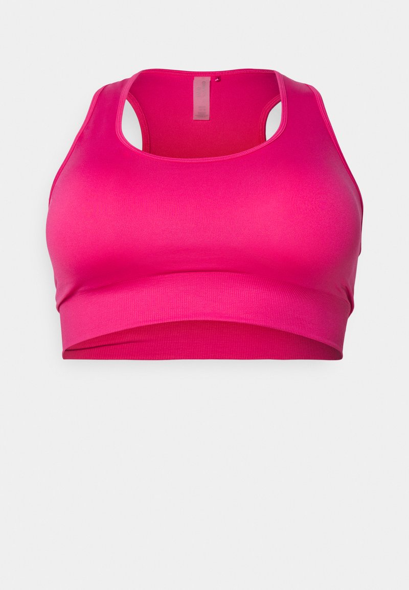 ONLY Play ONPDAISY BRA CURVY - Sport-bh met light support - raspberry ...