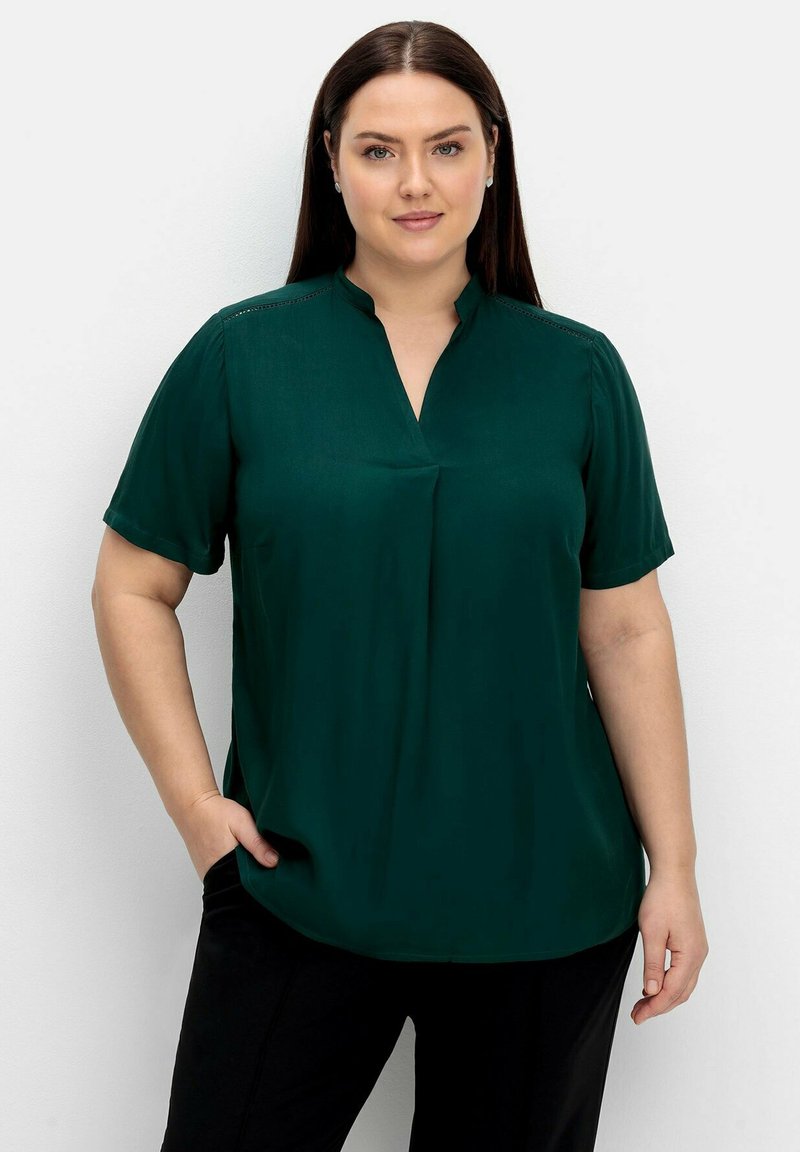 Sheego Tunica - tiefgrün/verde scuro - Zalando.it