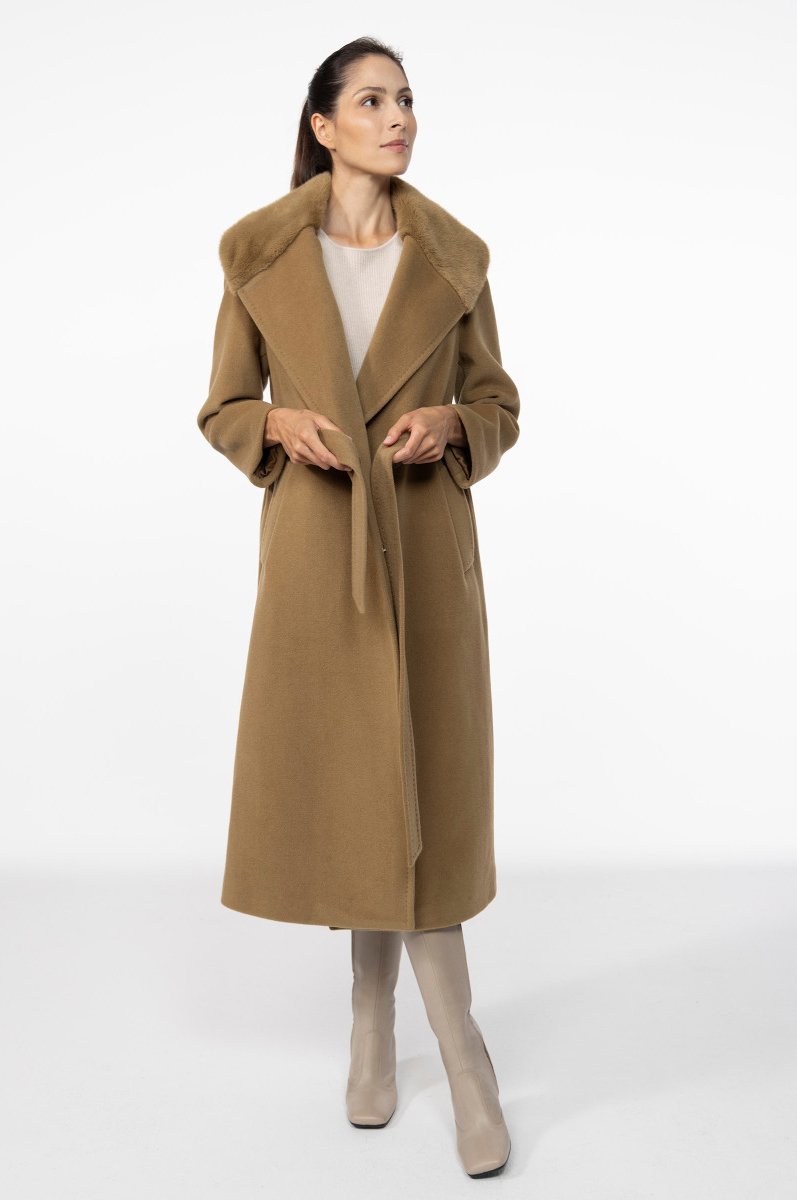 Deni Cler Milano Klasyczny płaszcz/wielbłądzi - Zalando.pl