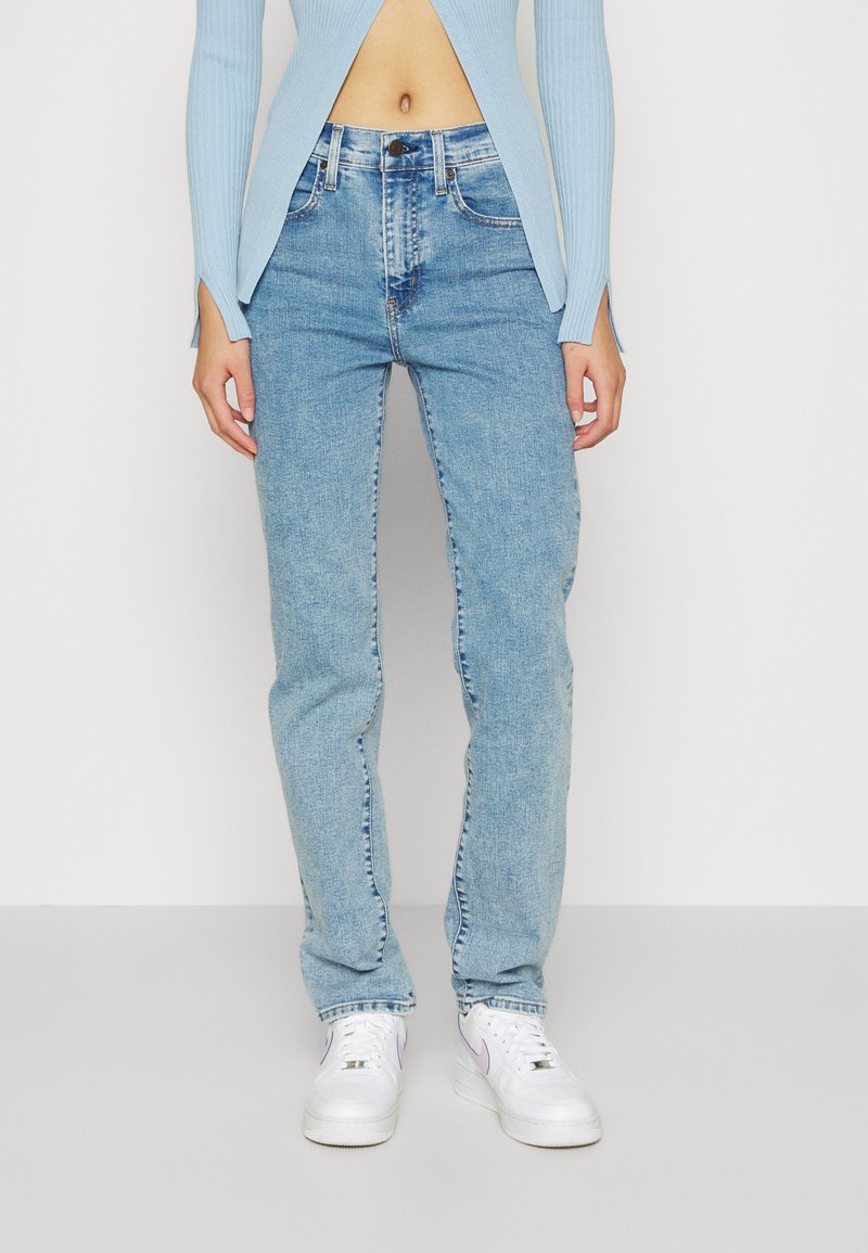 Levi's® HIGH RISE - Jeans straight leg - middle course/blå denim ...